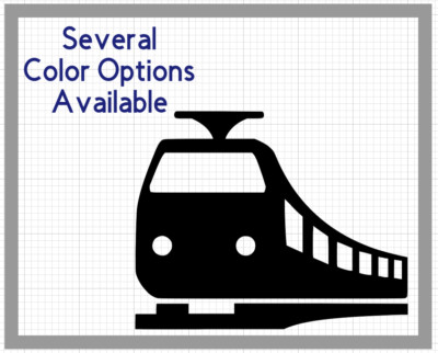 Metro Train Decal, Sticker, Indoor, Outdoor, Car | eBay