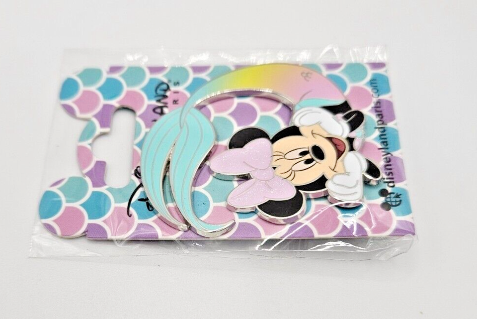 New Disney DLP Disneyland Paris Minnie Mermaid Series Minnie Mouse Pin ...
