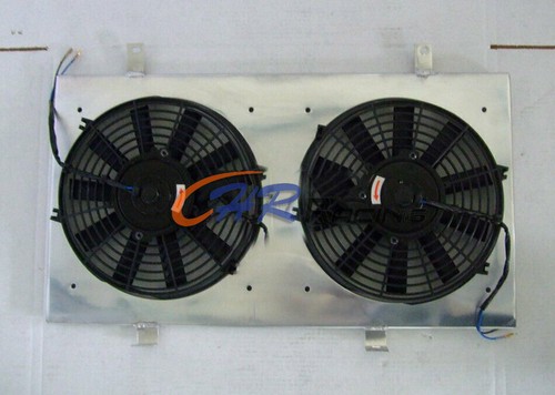 Aluminum Radiator Shroud + FANS For Nissan 240SX Silvia S13 SR20 ...