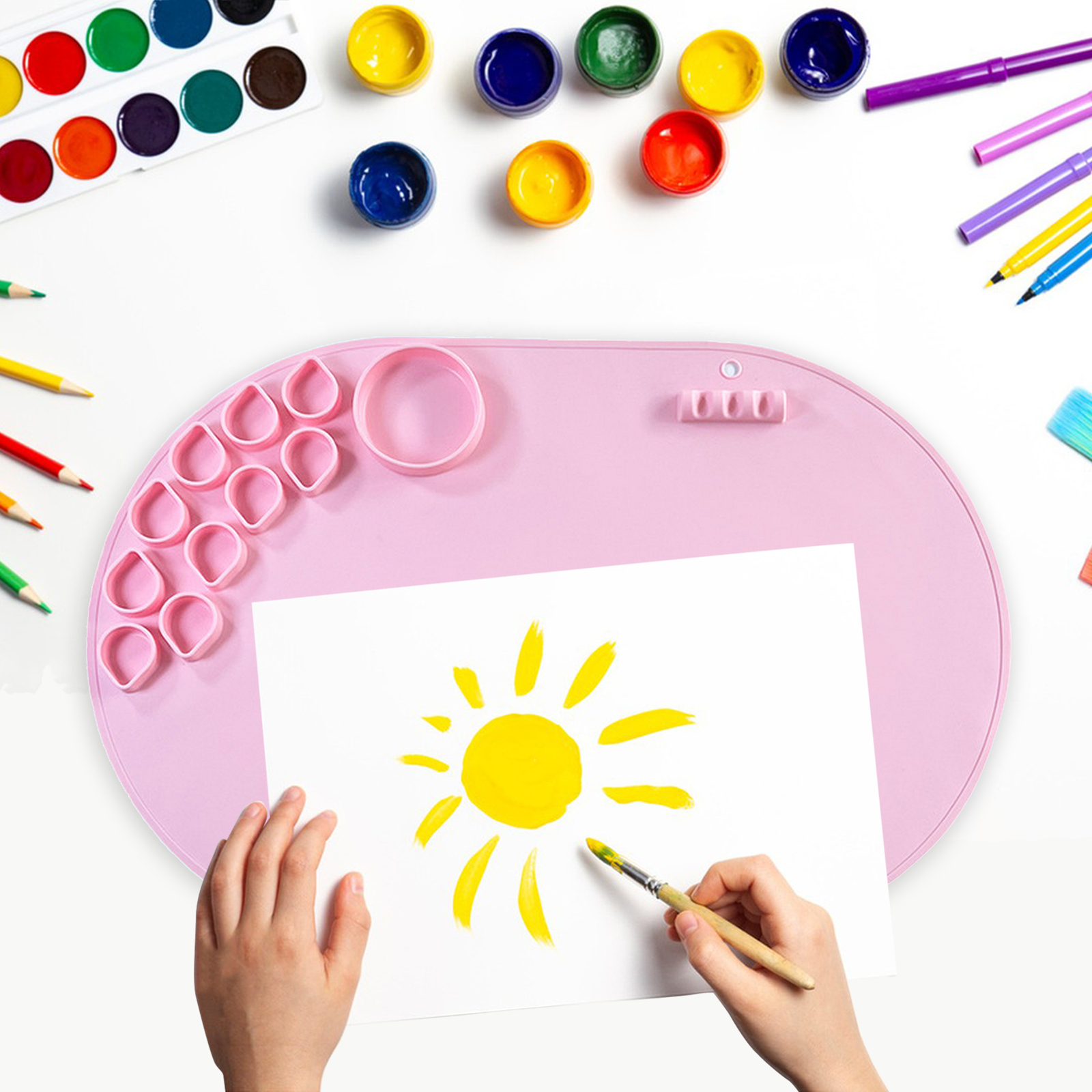 Art Drawing Pad Colorful Drawing Pad Painter Beginner Painting Mat ...