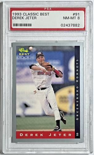 1993 CLASSIC BEST DEREK JETER ROOKIE #91 PSA 8 | eBay