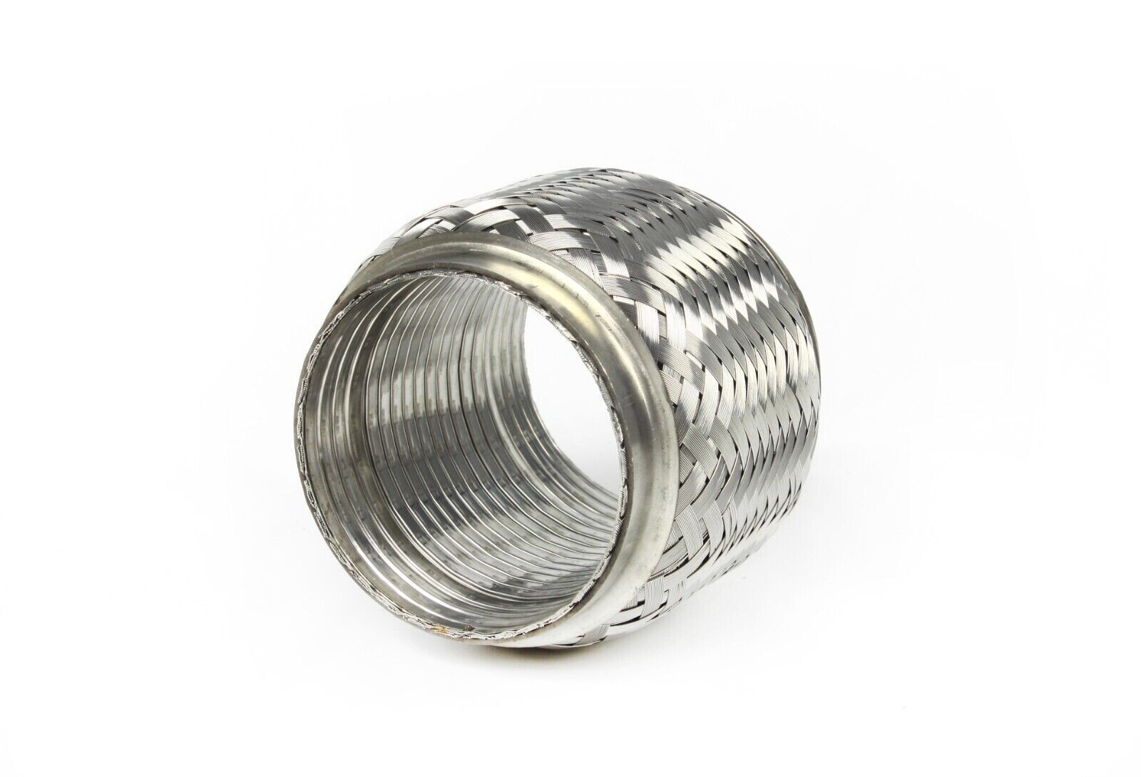 3" x 4" Exhaust Flex Pipe Interlocking Liner Coupler Turbo 304 ...