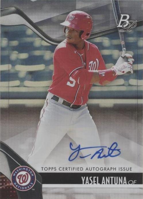 2021 Bowman Platinum - Top Prospects Yasel Antuna #TOP-47 Autographs ...