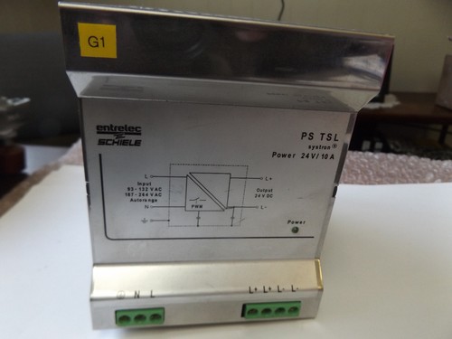 WHOLESALE ENTRELEC SCHIELE PS TSL SYSTRON 24V/10A POWER SUPPLY | eBay