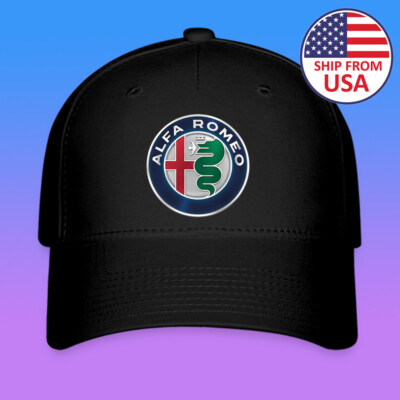 Alfa Romeo Racing Sports Car Baseball Cap Hat Size Adjustable S/M & L ...