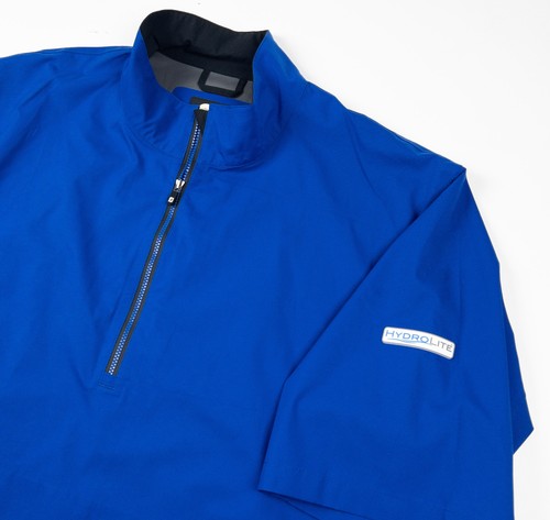FootJoy DryJoys Hydrolite Jacket Mens XL Blue Short Sleeve Rain Shirt ...