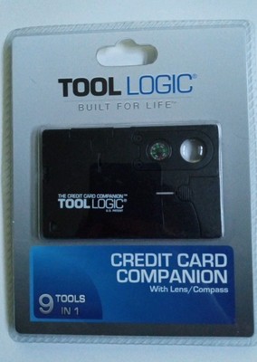 TOOL LOGIC CC1SB Credit Card Companion w/ Compass/Bottle-Opener/Pocket ...
