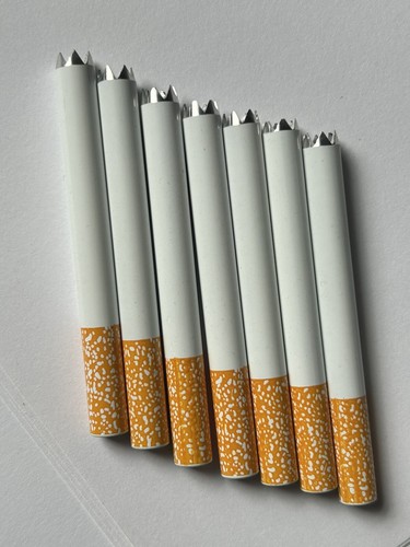 7 Pc Herb Ceramic Pipe Cigarette Tobacco Dugout Bat Large 3 Aluminum ...