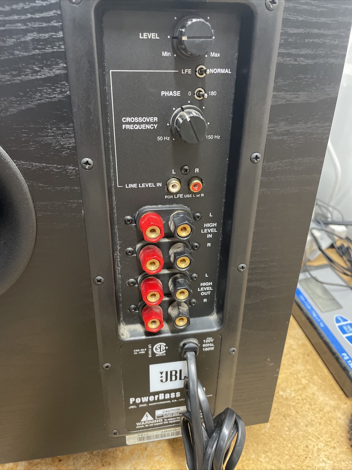 JBL PowerBass PB10 Powered 10'' Subwoofer | eBay