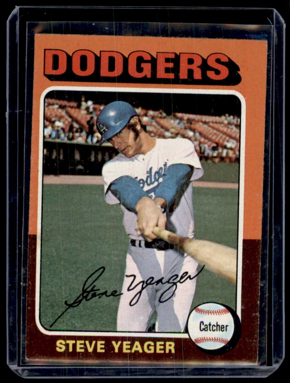 1975 TOPPS STEVE YEAGER LOS ANGELES DODGERS #376 | eBay
