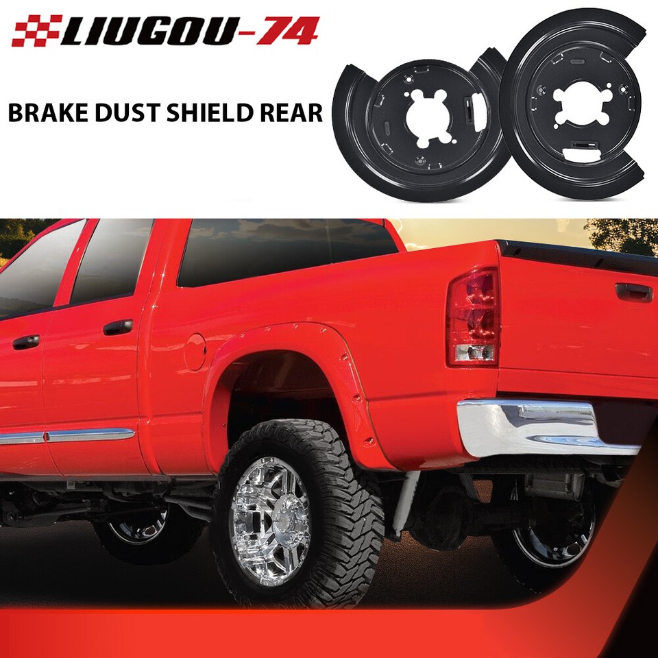 Brake Dust Shield Rear Fit For 2002-2007 Dodge Ram 1500 Replace 3S ...