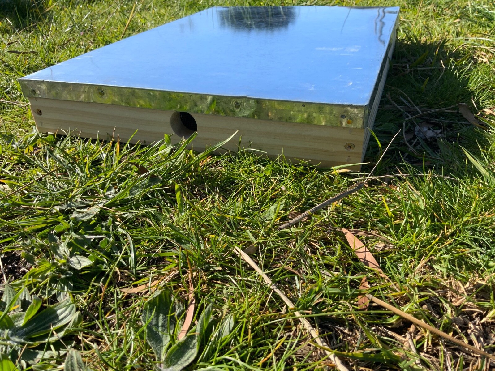 10 FRAME GALVANISED BEE HIVE 10F LID BEEHIVE METAL ROOF AIR VENT NZ ...
