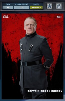 Star Wars Card Trader DIGITAL TLJ Meld Variant Tier 7 CAPTAIN CANADY | eBay