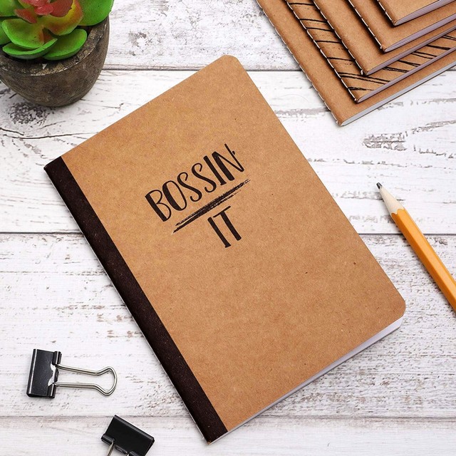 24pack Motivational Kraft Travel Journal Notepads Notebooks Lined Paper ...