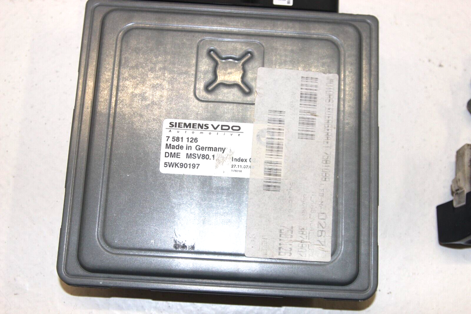 BMW OEM E90 MSV80 ECU kit CAS module key door trunk glove box lock ...
