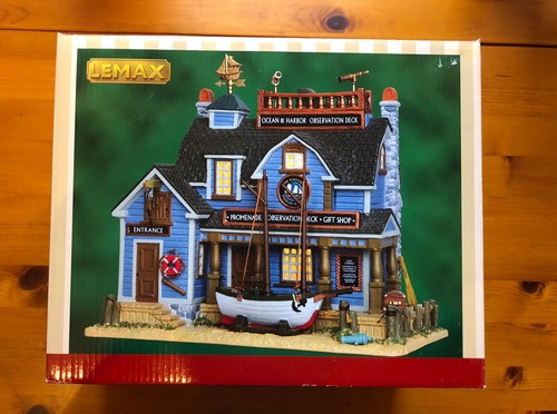 Lemax 2013 The Schooner Museum & Shops Lighted Building #35494 New But Old Stock | eBay Australia