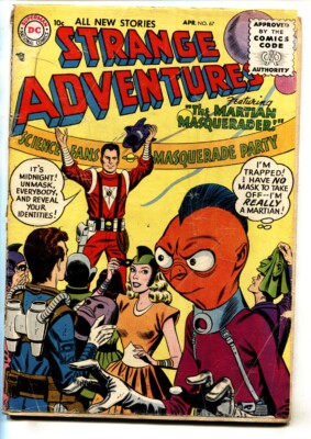 Strange Adventures #67-- 1956-- Martian Masquerade--comic book | eBay