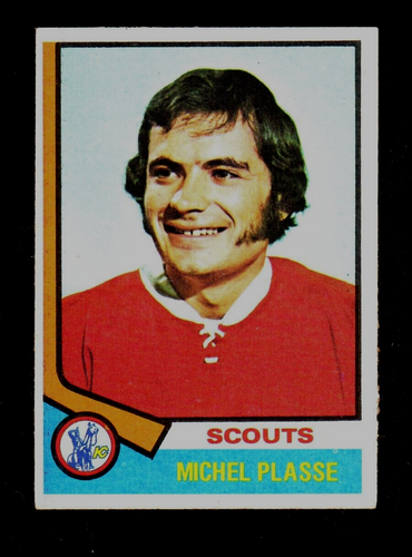 1974-75 Topps #257 Michel Plasse Kansas City Scouts NHL Card EX/MT ...