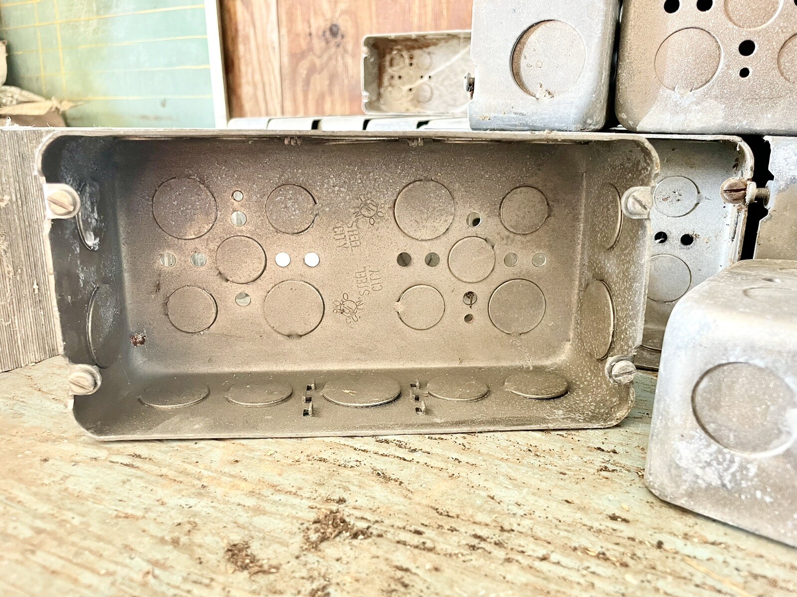 Steel City 5 Gang Steel Electrical Gang Box - switch box | eBay