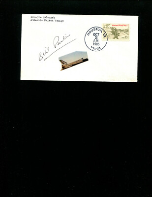 Space Launch Cover STS-51J Atlantis Astronaut Autograph William A ...