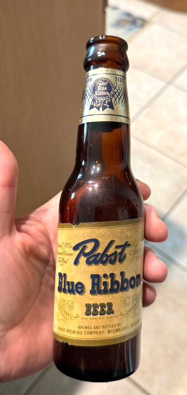 PABST BLUE RIBBON SPECIAL BEER CLUB SIZE 7OZ BOTTLE & IRTP LABEL ...