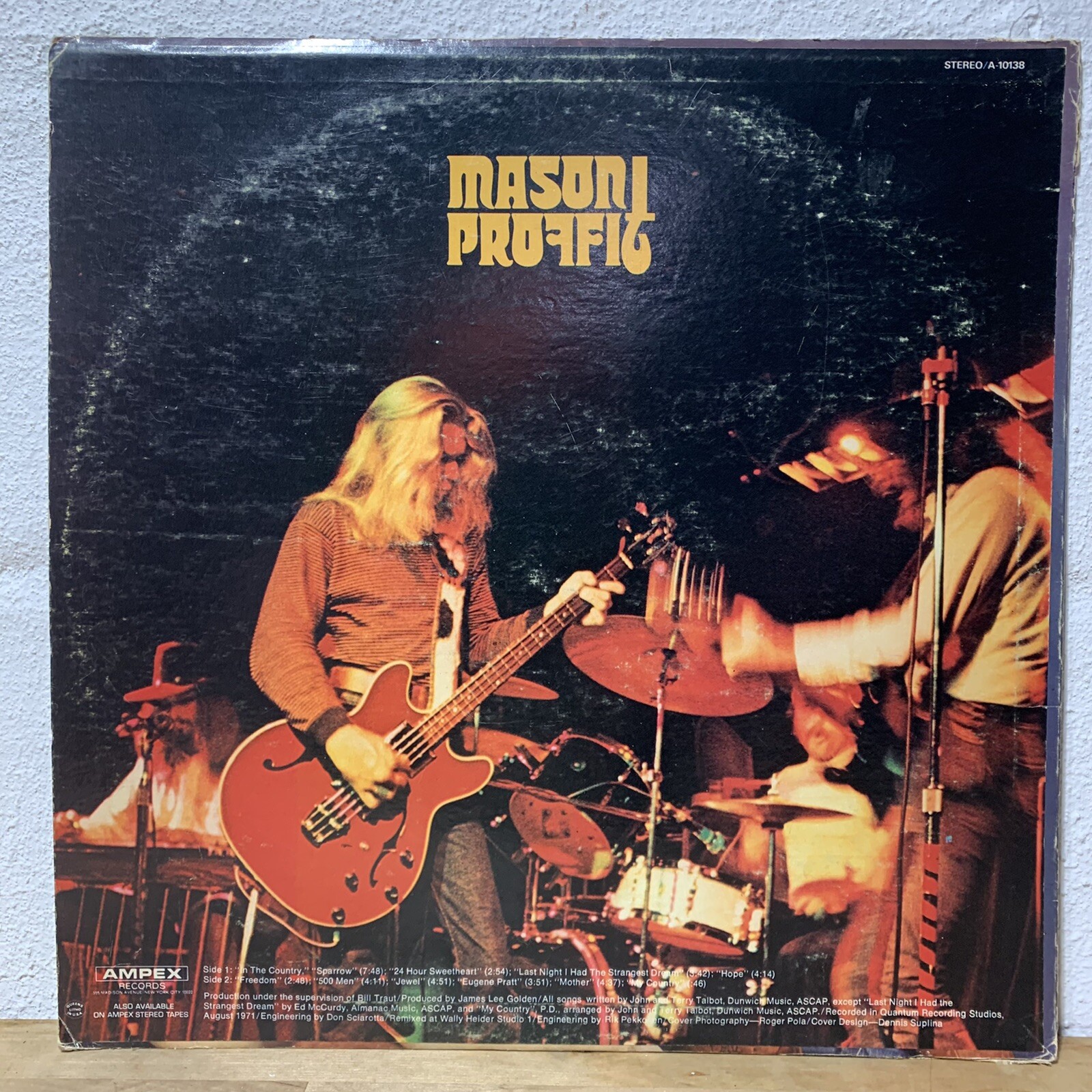 Mason Profit "Last Night I Had The Strangest Dream" Ampex 1971 A10138 ...