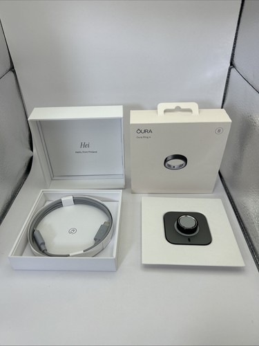 OURA Ring - Gen 4 - Black - NEW (Open Box) - Size 8 - Free Fast ...