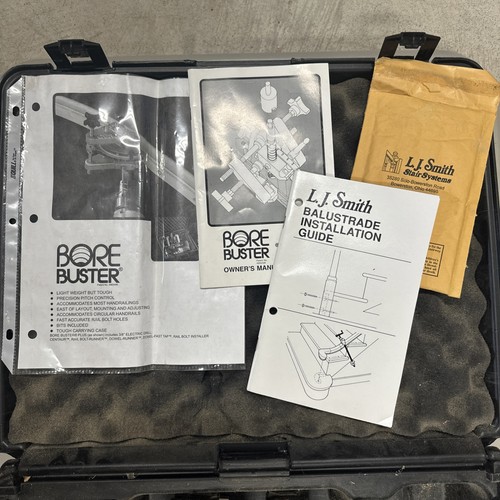 LJ Smith Bore Buster LJ-3060 baluster stair railing drilling install ...