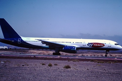 D14 K64 slide B.757-225 G-MCEA of MyTravel-Airtours c/s @LPA in 2002 | eBay