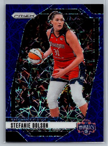 2024 Panini Prizm WNBA Stefanie Dolson Blue Velocity #34 Washington ...