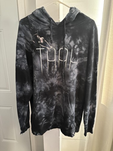 Tool Hoodie Sweatshirt Mens Large Black Gray Tie Dye Opiate 2 Band ...