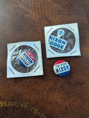 Vintage 1960 Nixon and Lodge Republican GOP Presidential Campaign ...
