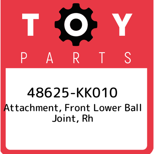 48625-KK010 Toyota Attachment, front lower ball joint, rh 48625KK010 ...