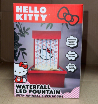 Hello Kitty LED Waterfall Fountain NEW | eBay