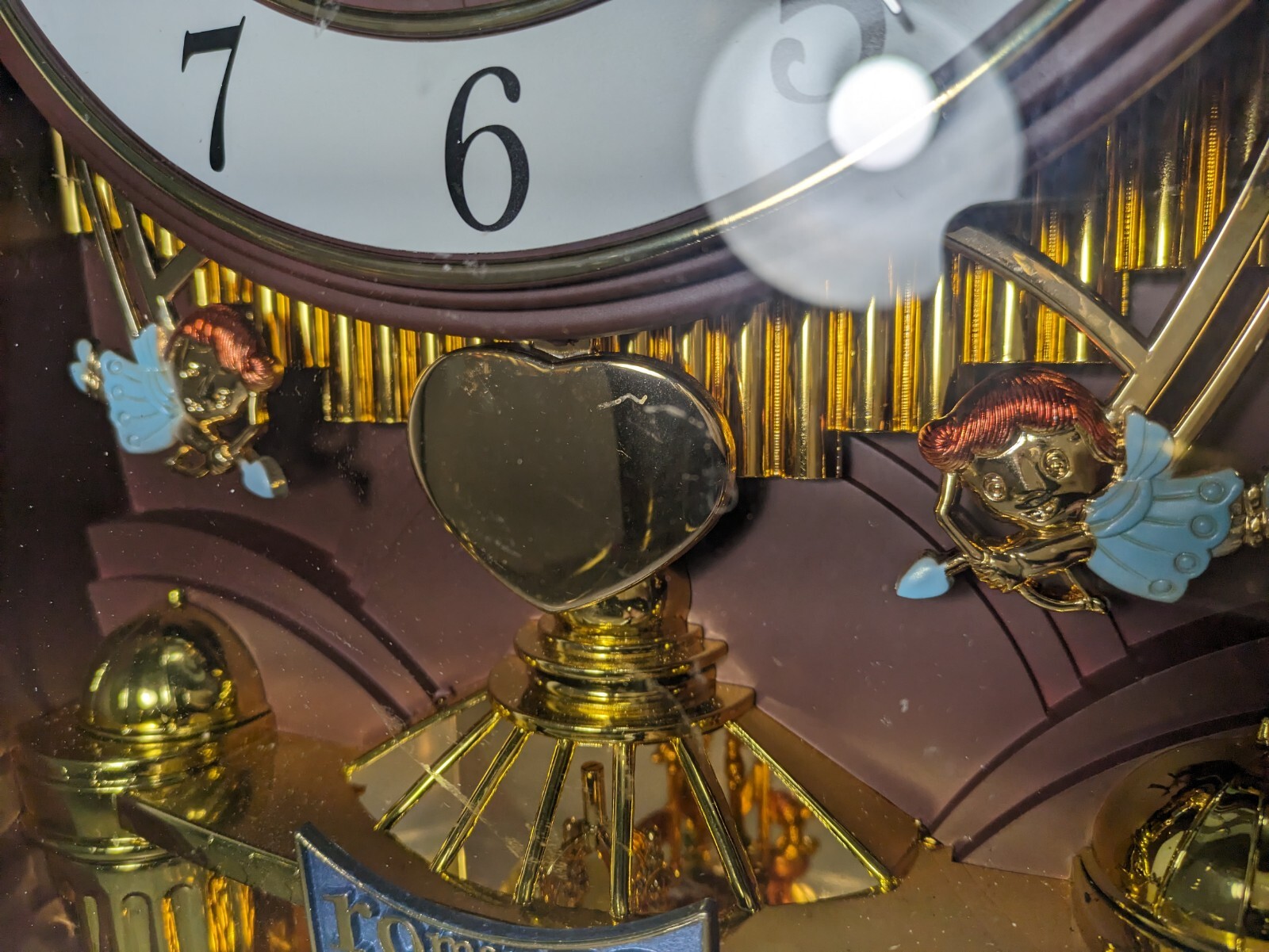 Read: RARE Vintage Aricays Romanza Musical Quartz Wall Clock Angels ...