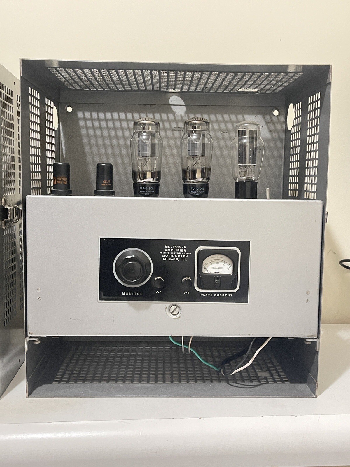 Pair of Motiograph MA-7505 tube amplifier - Western Electric | eBay