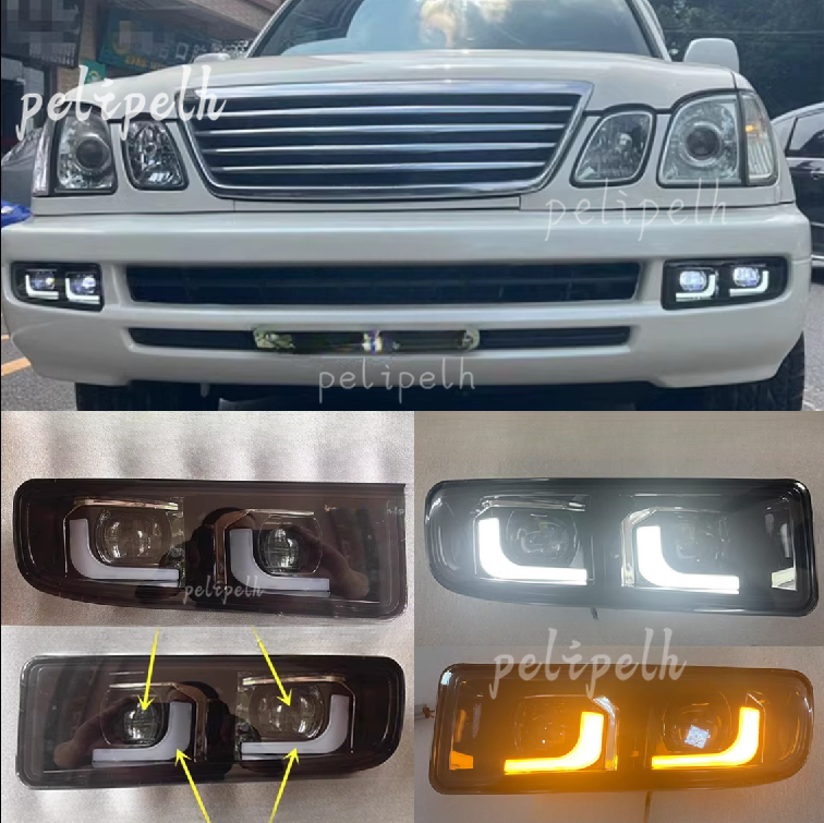 1998-2007 Lexus LX470 LED DRL Daytime Running Light Fog Driving Signal ...