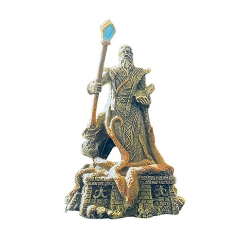 Decorative Wizard Statue Figurine Underwater Landscape Fishtanks ...