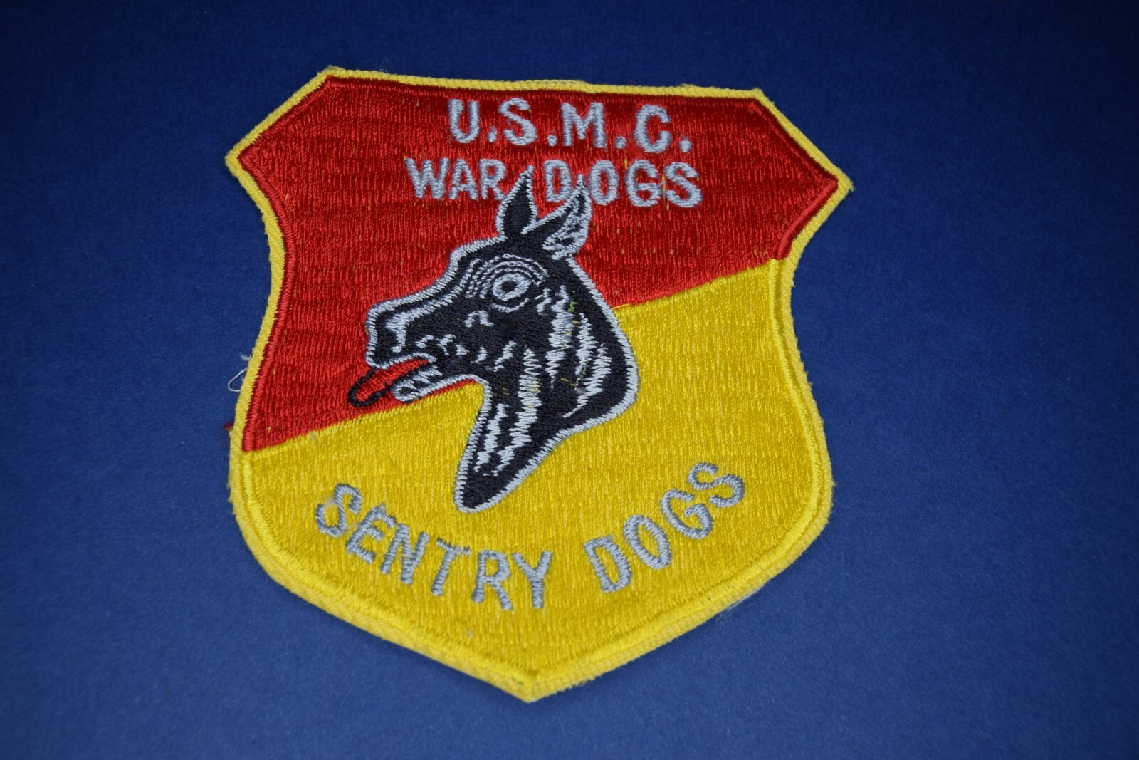 Authentic U.S. Marine Corps War Dogs Sentry Dogs Vietnam War Patch ...