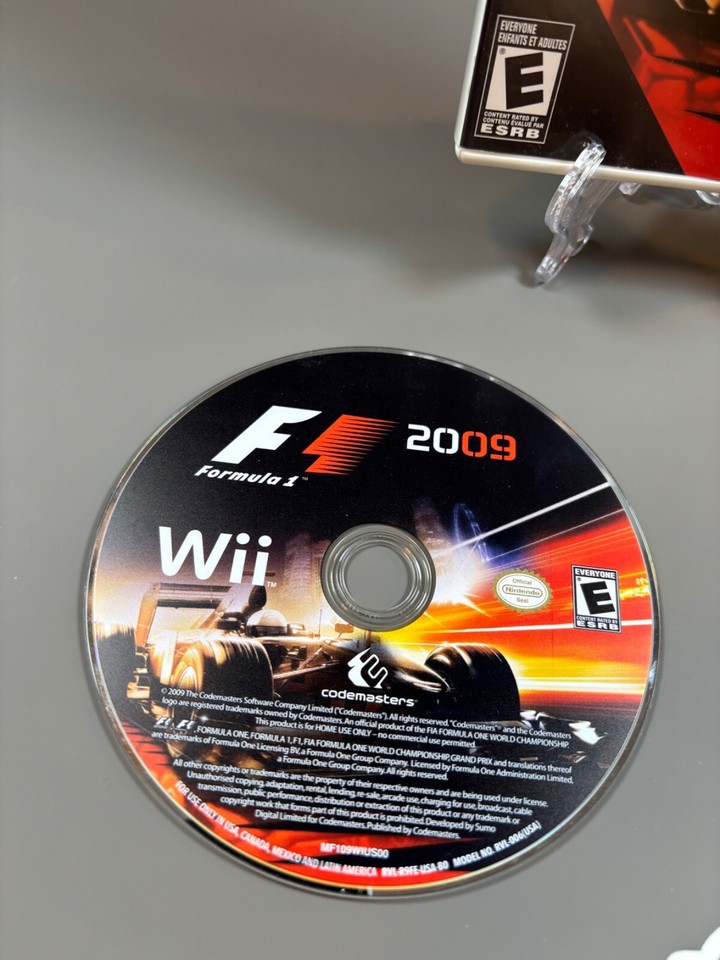 Formula 1 F1 2009 Nintendo Wii CIB Complete | eBay
