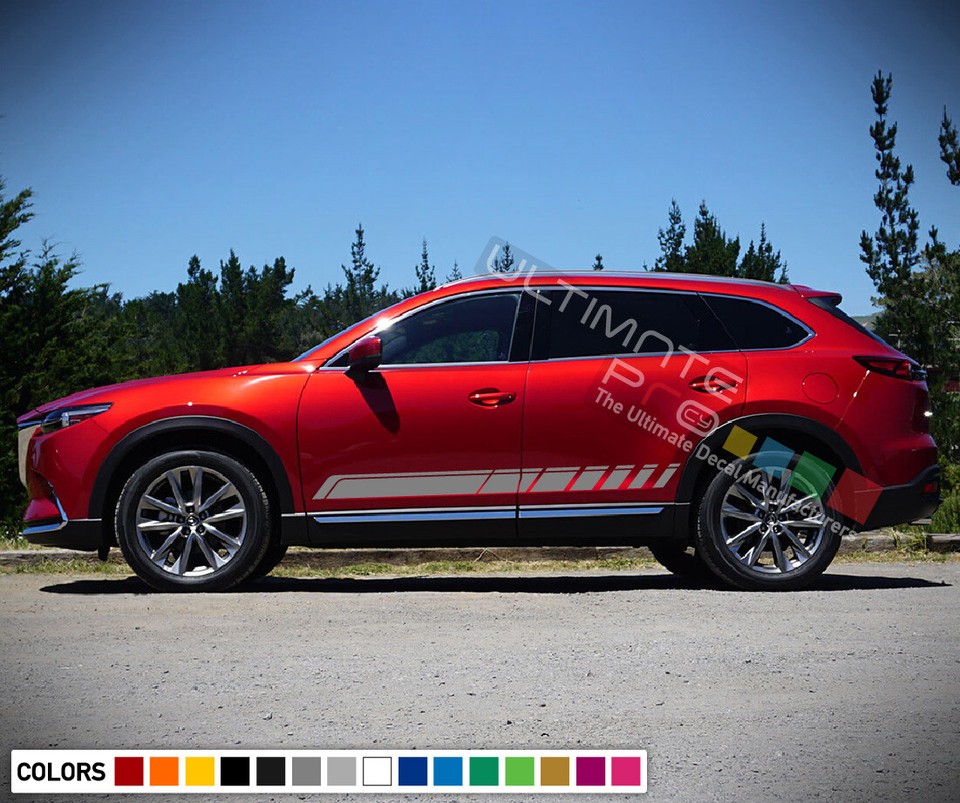 Decal sticker Stripe kit set For Mazda CX-9 body kit xenon clear ...