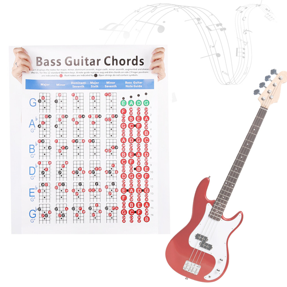 Easy Bass Guitar Chord Chart