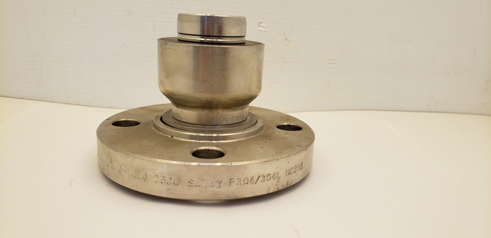 IDEAL 1 1/2" B16 150# SA 182 F304/304L UC335 FLANGE, 4 BOLT, STAINLESS ...