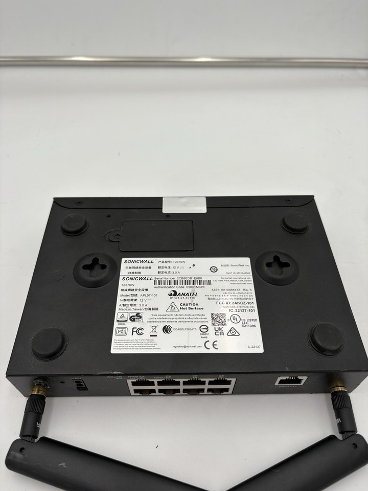 Sonicwall TZ370w Network Security Appliance - Firewall | eBay