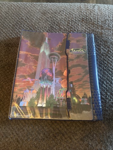 Vintage 1996 Trapper Keeper FuturoCity Rare 90s Mead Binder Folders ...