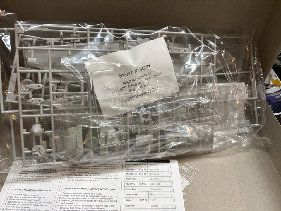Monogram Pro-Modeller, Ju87R-2 Stuka, Model Kit 85-5975, Scale: 1/48 ...