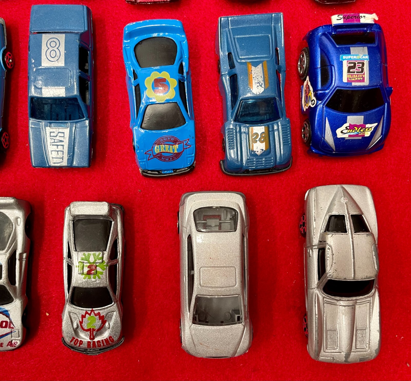 Lot of 26 Mixed Toy Cars Matchbox Hot Wheels Unbranded Yellow Orange ...