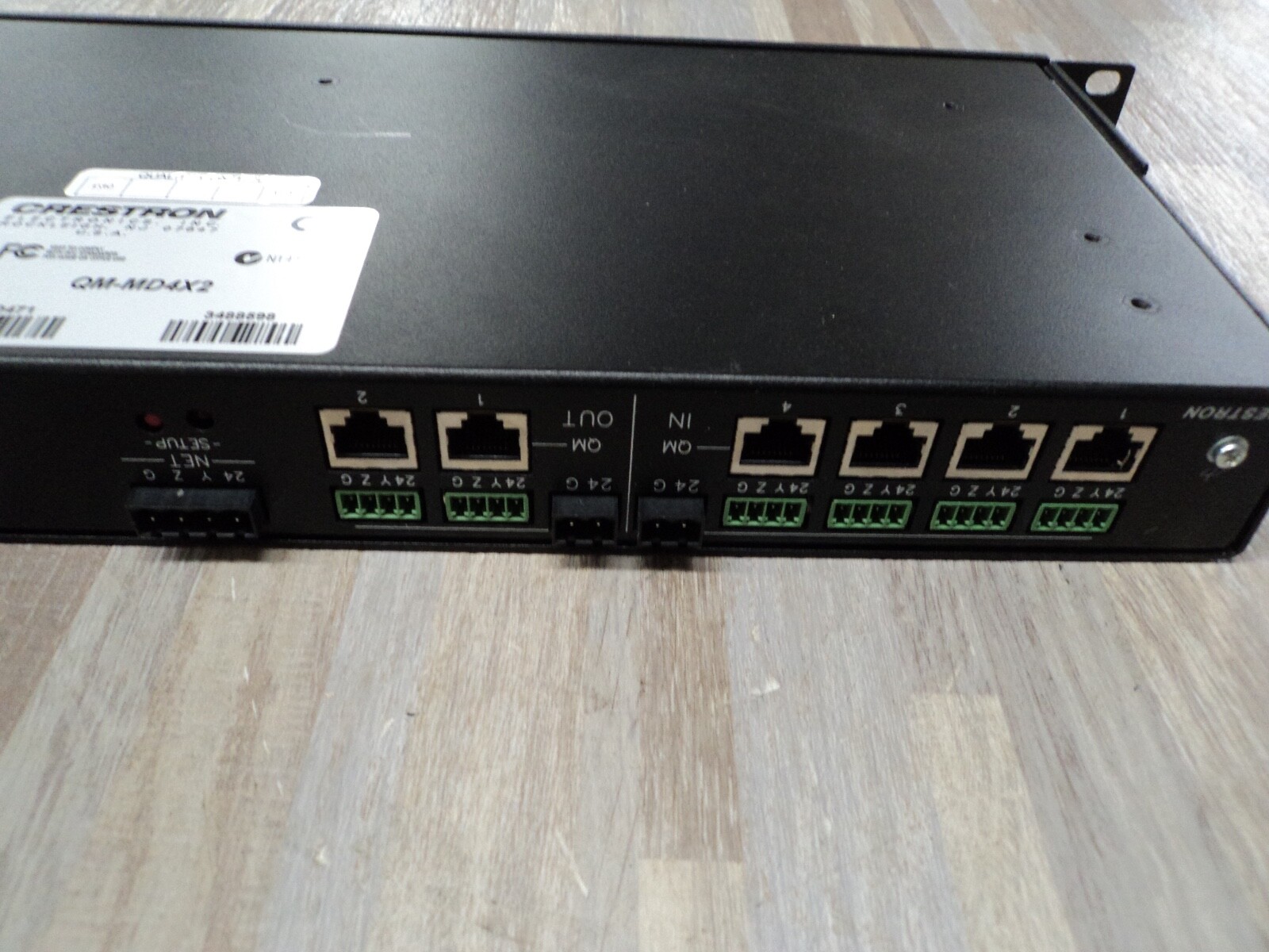 Crestron Qm-md4x2 Quick Media Matrix Switcher 4x2 Cat5e for sale online ...