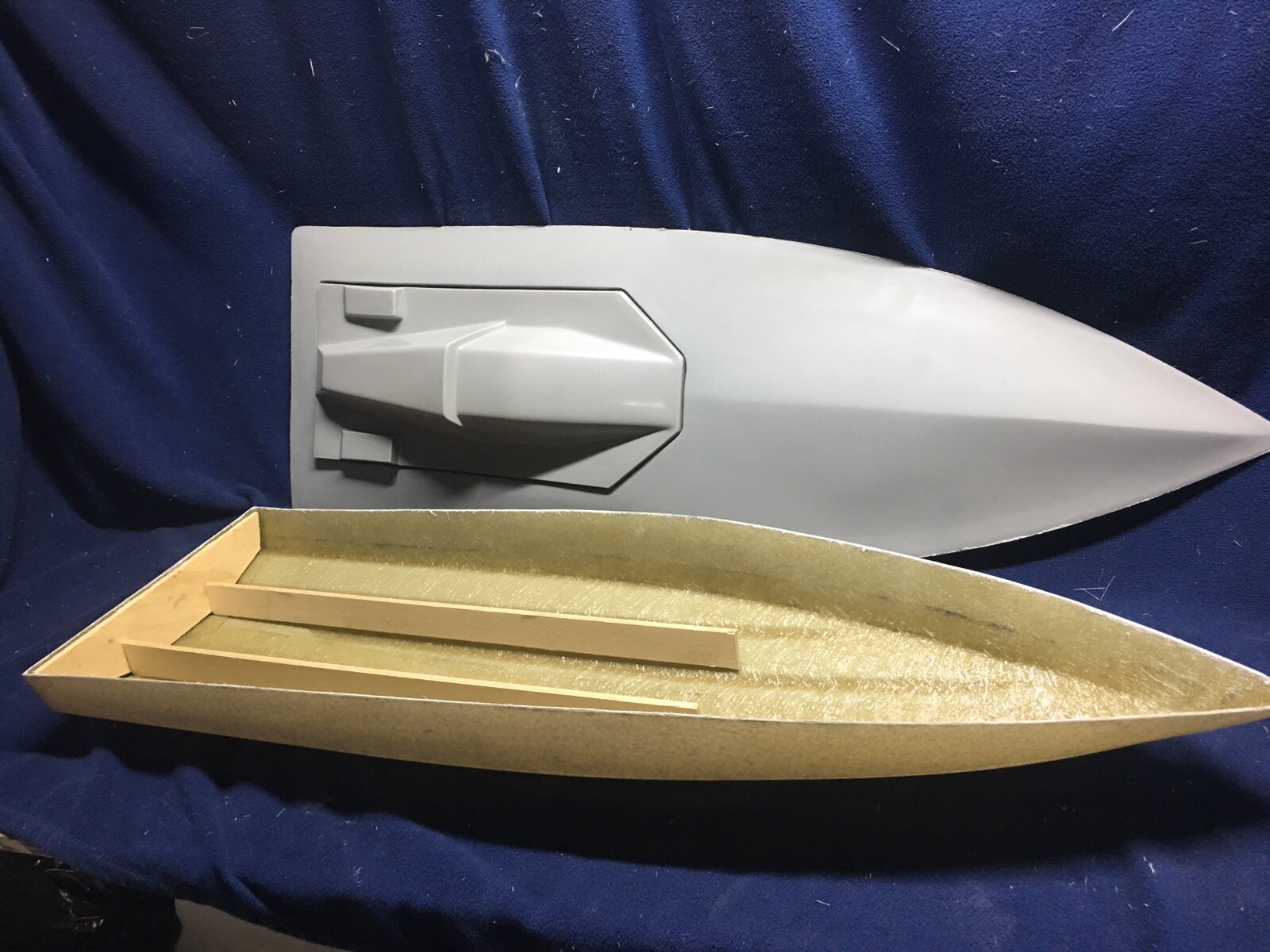 42” RC JET DRIVE BOAT KIT FITS GAS MOTOR -FLAT PAD V HULL W MARINE PLY ...