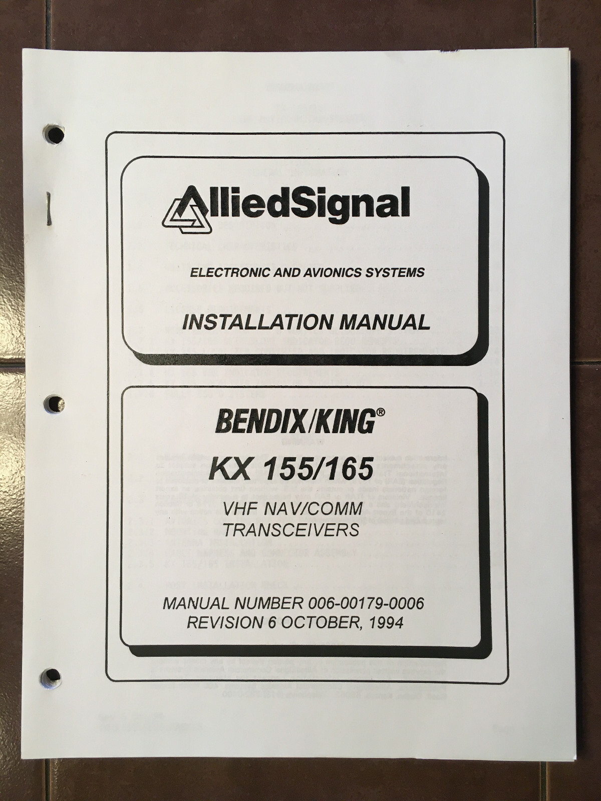 Bendix King Kx-155 Kx-165 Backplate With Connectors for sale online | eBay